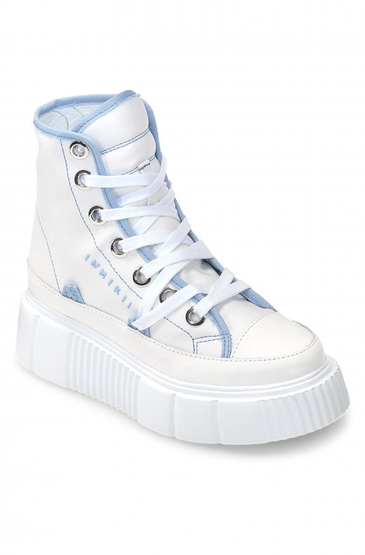 Inuikii - Matilda Canvas Bicolor Sneaker White Blue