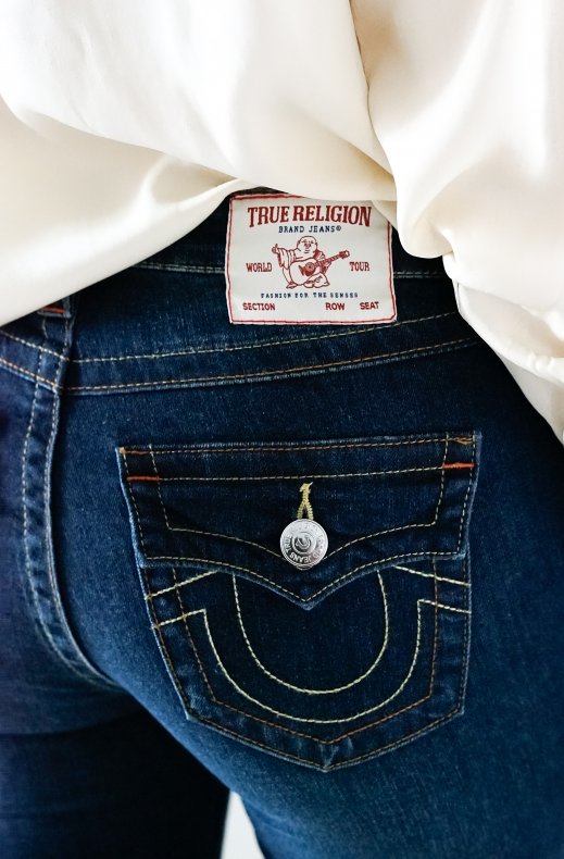True Religion - Becca Mid Rise Bootcut Muddy Waters - WOMEN