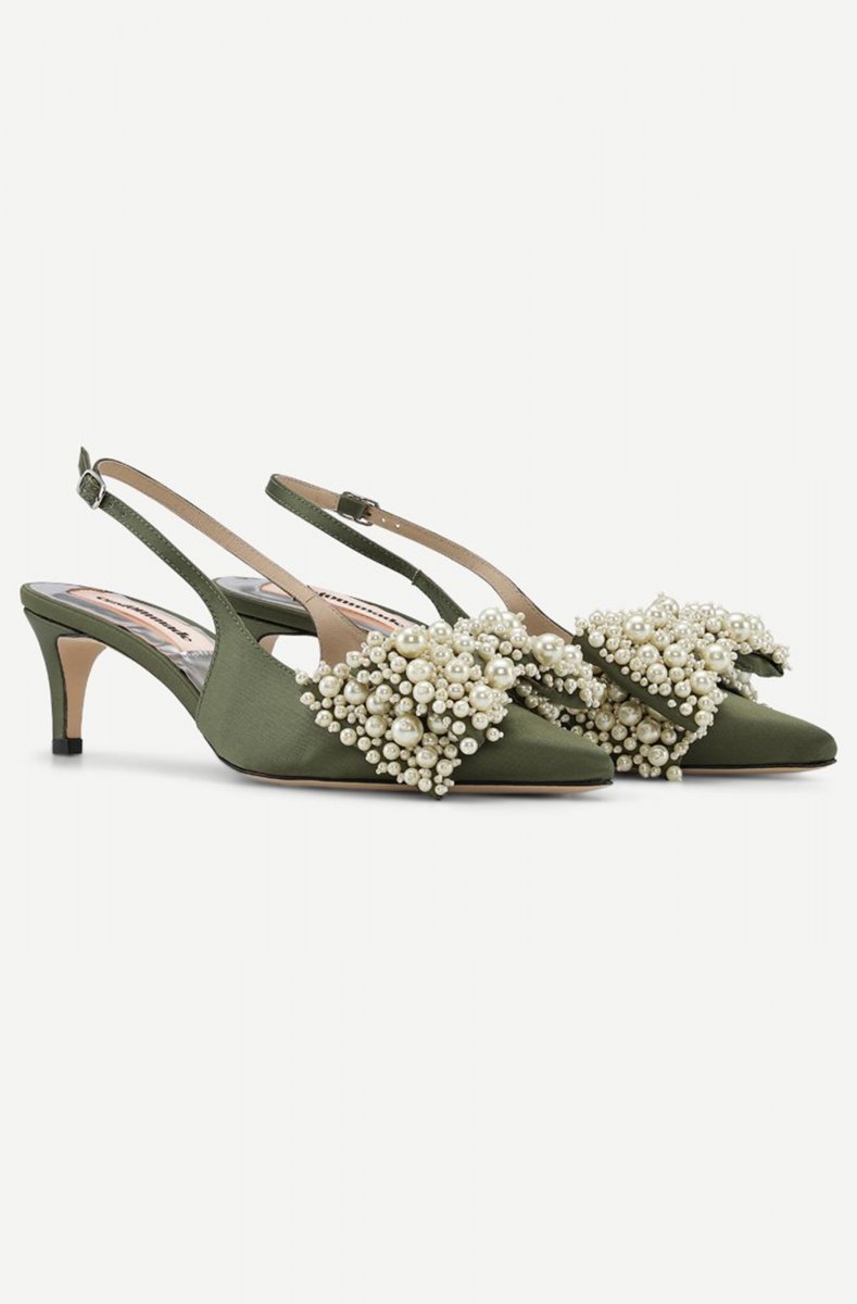 Custommade - Alima Pearl - Rifle Green - SHOES - WOMEN